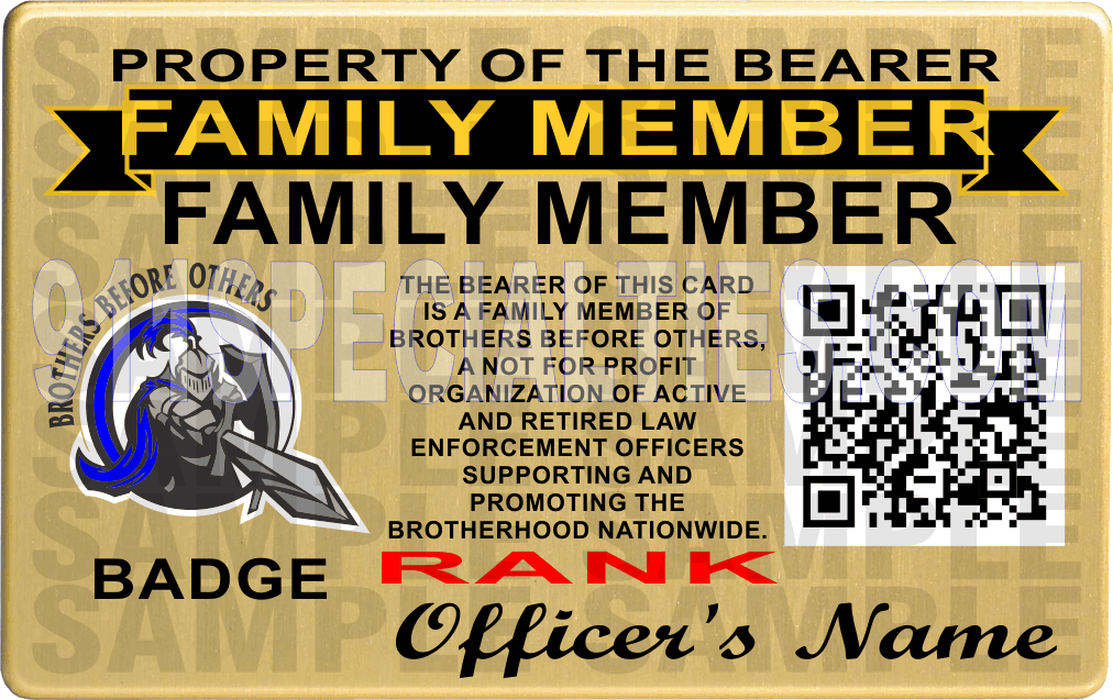 Police Gold Card | Cards