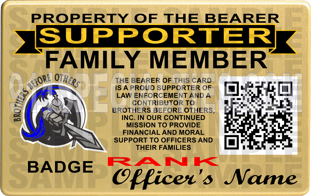 Police Gold Card | Cards