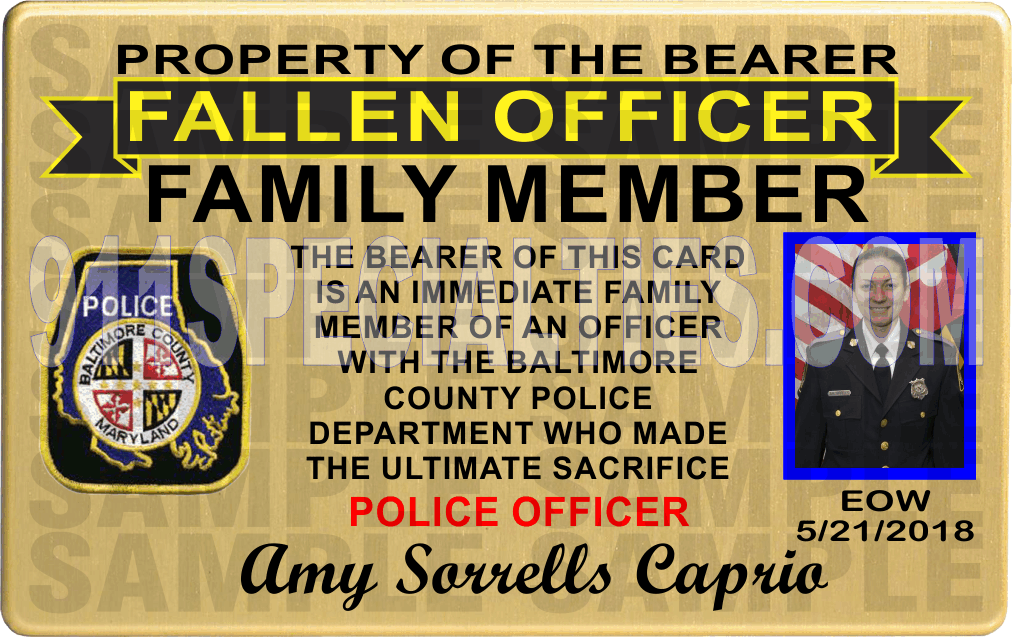 Police Gold Card | Cards