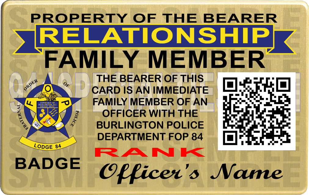 Police Gold Card | Cards