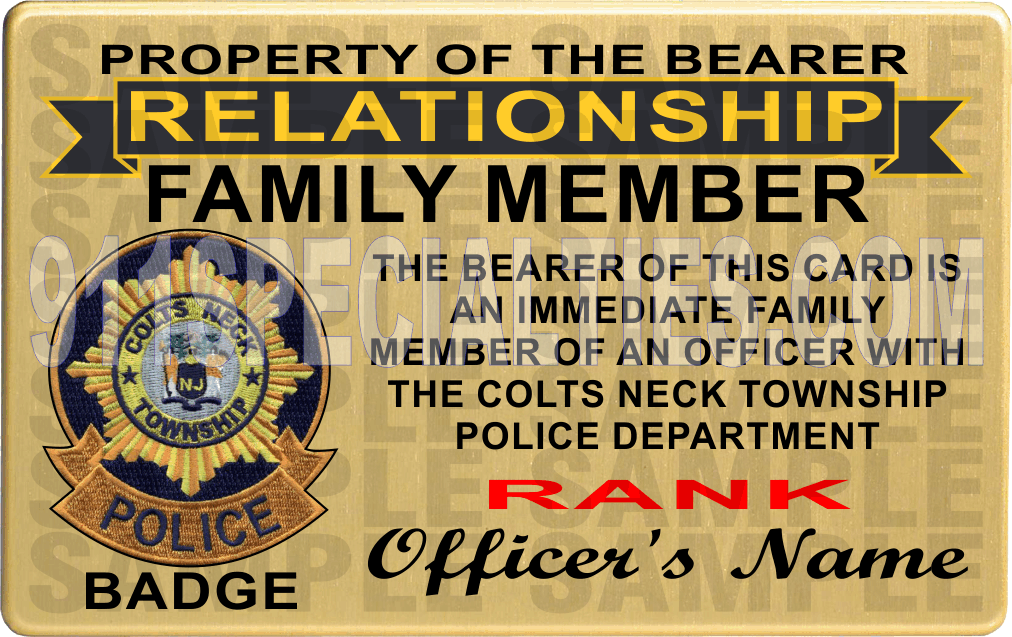 Police Gold Card | Cards