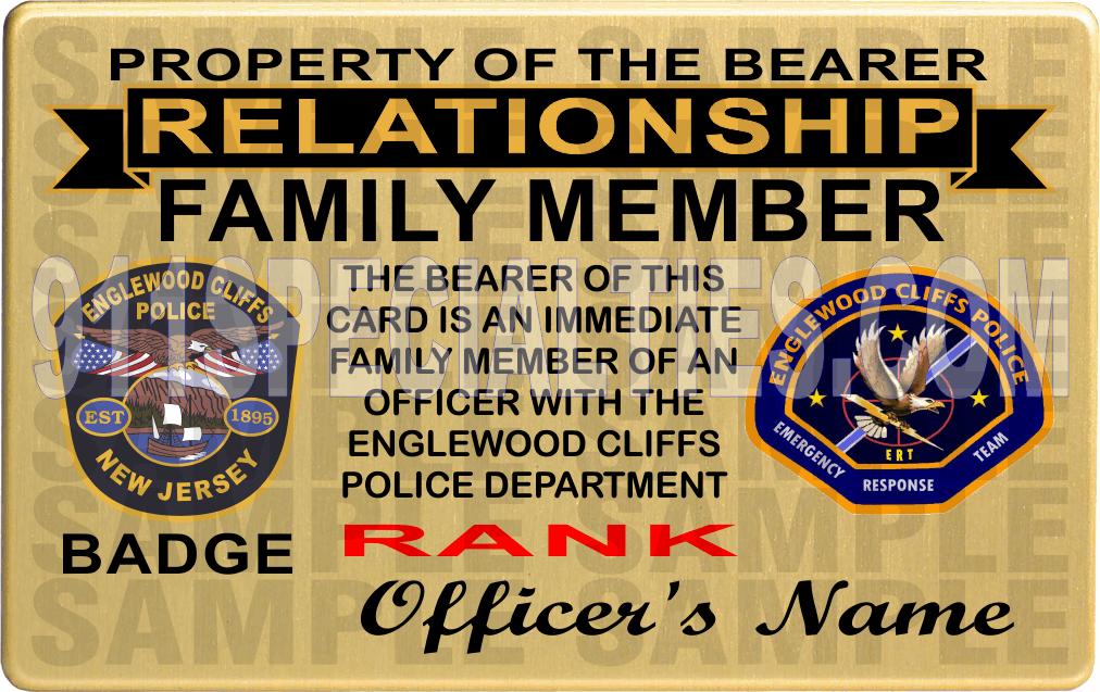 Police Gold Card | Cards