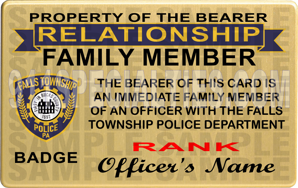 Police Gold Card | Cards