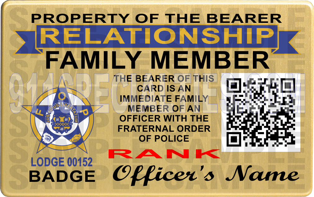 Police Gold Card | Cards