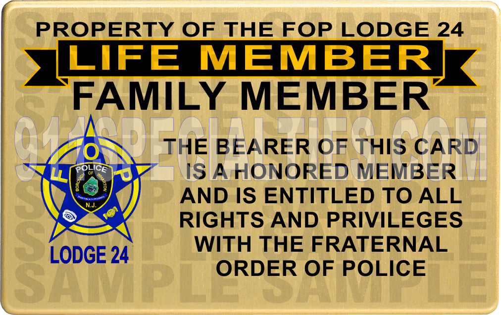 Police Gold Card | Cards