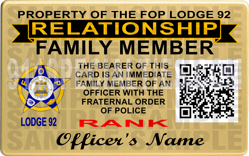 Police Gold Card | Cards