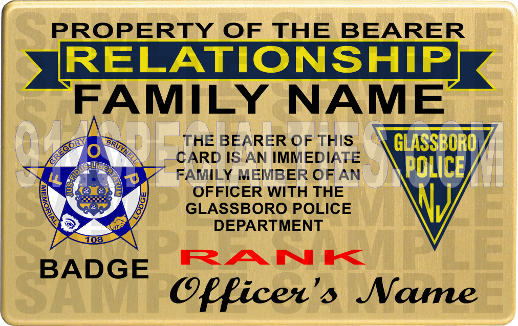 Police Gold Card | Cards