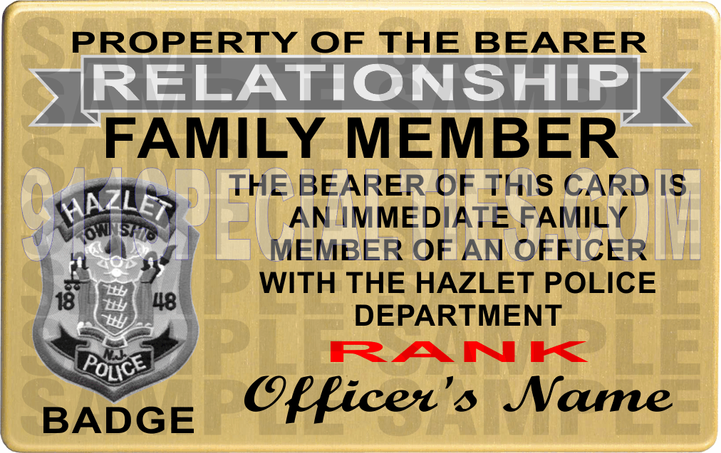 Police Gold Card | Cards