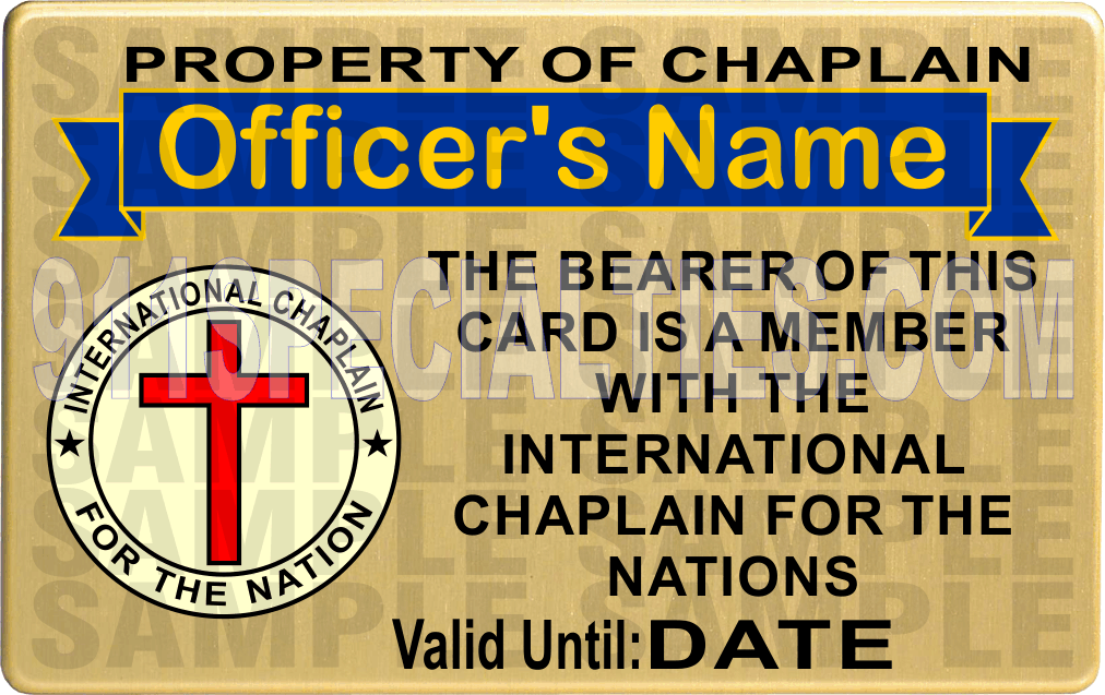 Police Gold Card | Cards