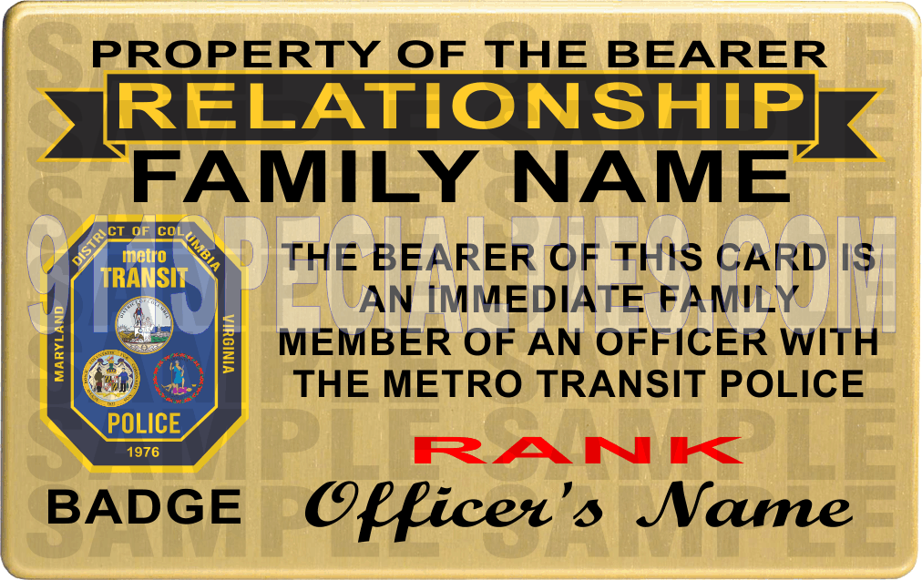 Police Gold Card | Cards