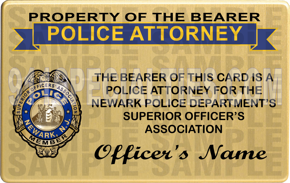 Police Gold Card | Cards