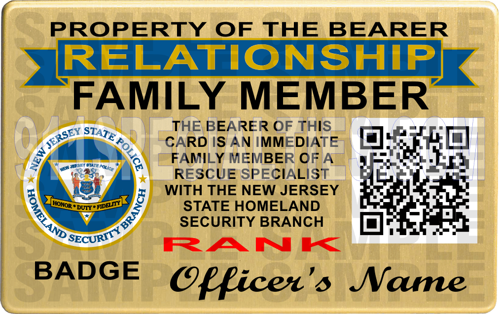 Police Gold Card | Cards