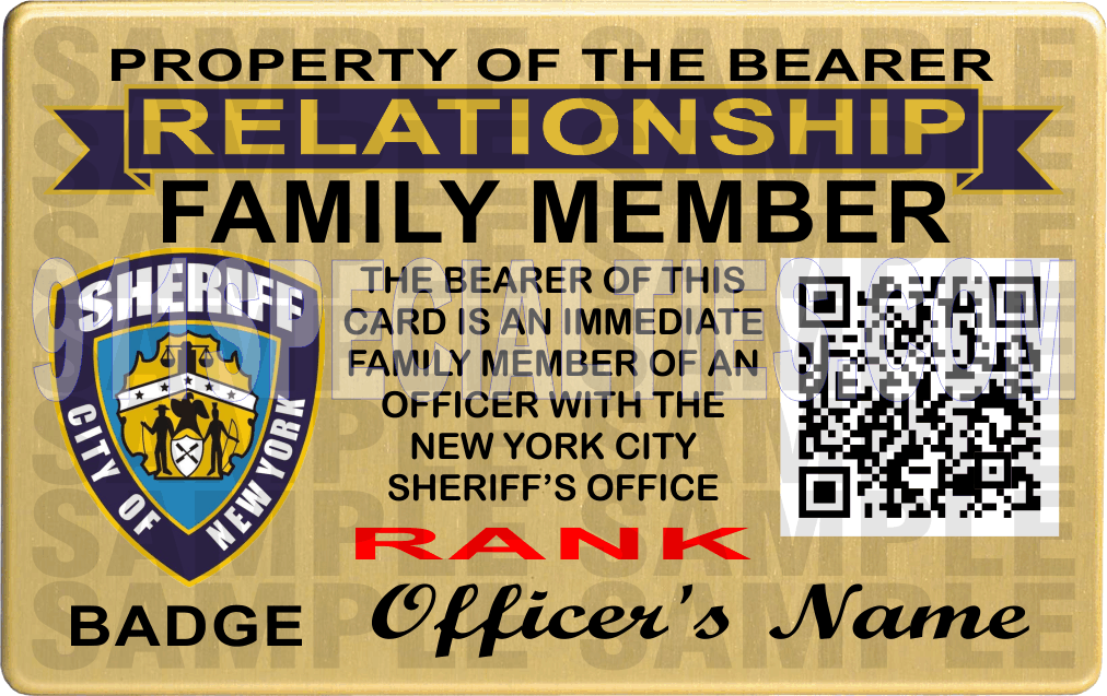 Police Gold Card | Cards