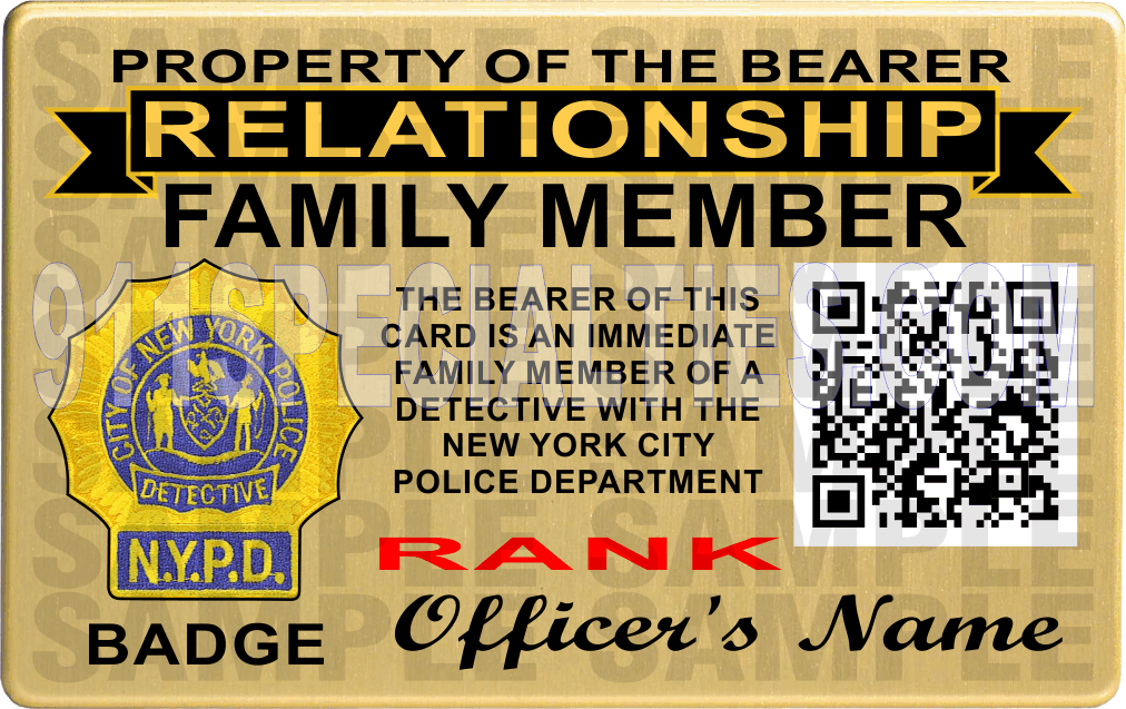 Police Gold Card | Cards