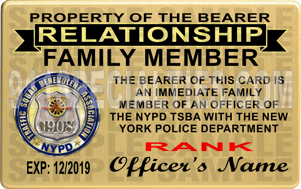 Police Gold Card | Cards