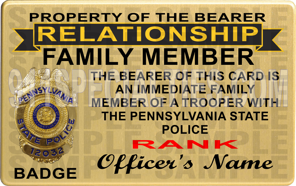 Police Gold Card | Cards