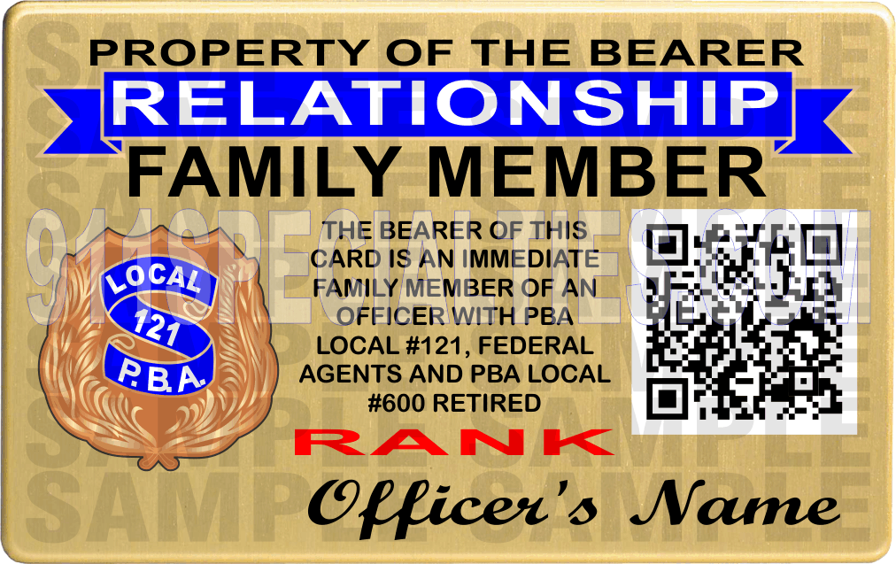 Police Gold Card | Cards