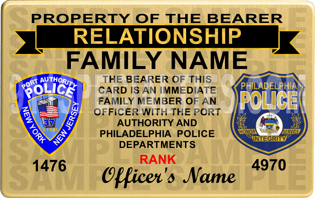 Police Gold Card | Cards
