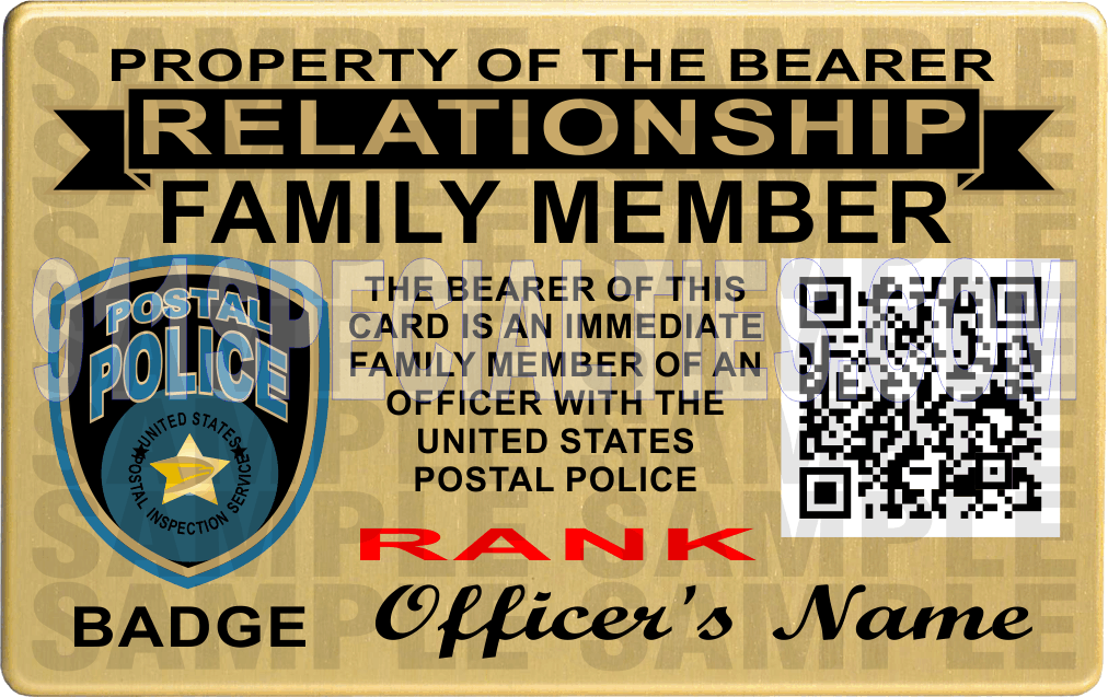 Police Gold Card | Cards