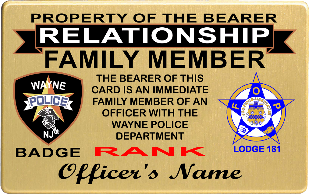Police Gold Card | Cards