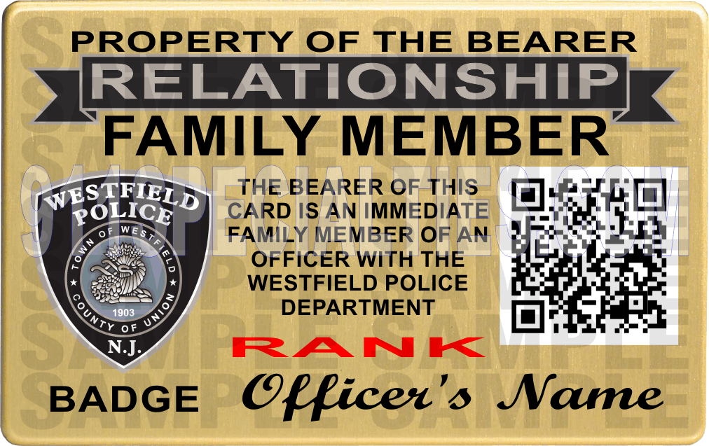 Police Gold Card | Cards